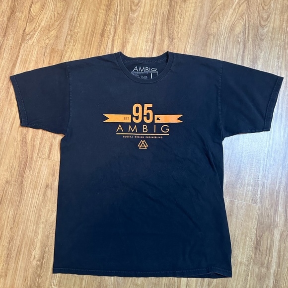 Ambig | Shirts | Vintage Ambig Skateboard Shirt Large Black Pre Owned ...